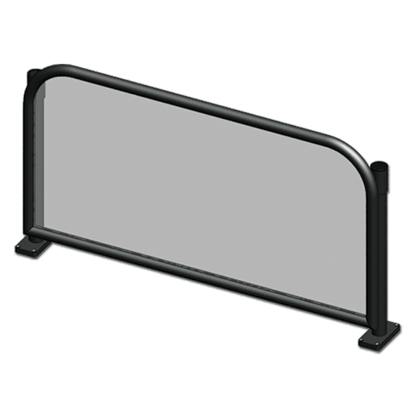 Vertical Divider Sneeze Guard - McCourt Manufacturing